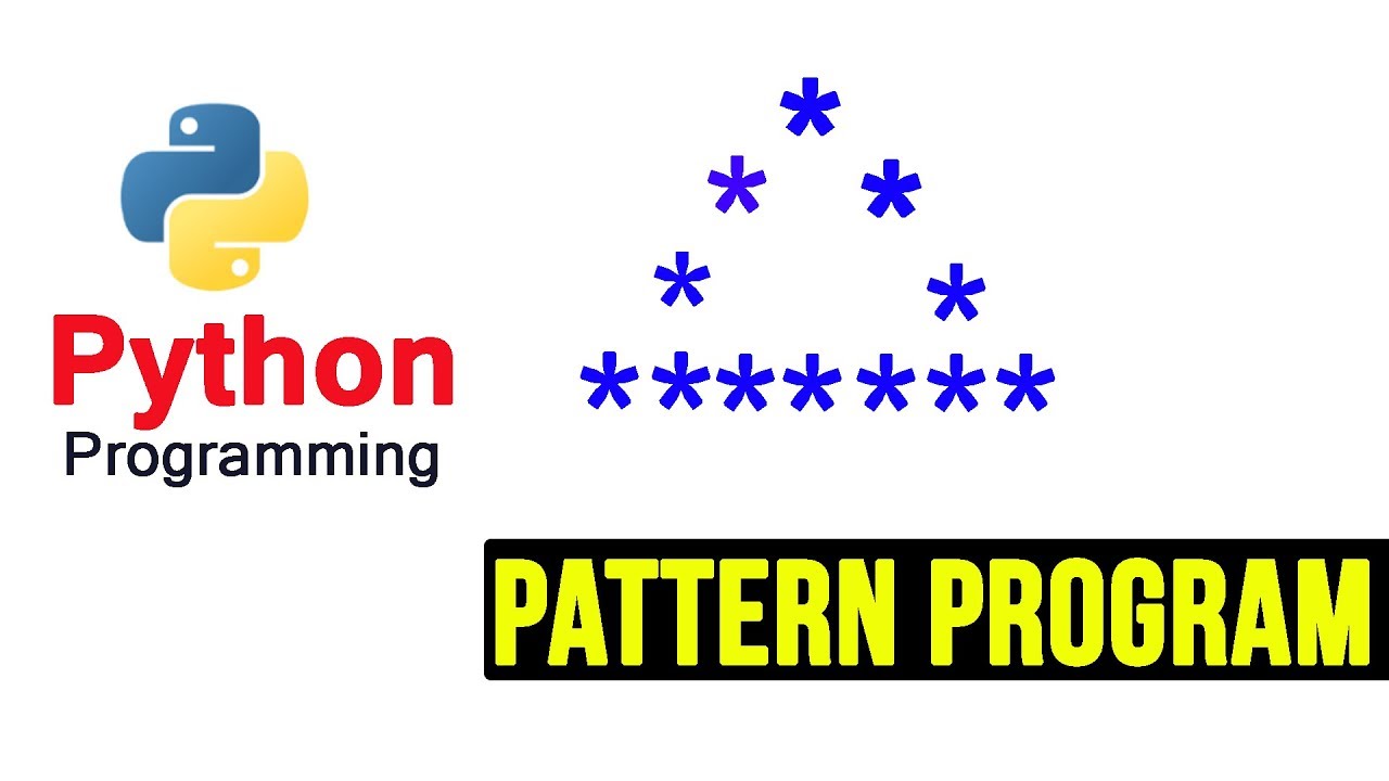 Python Pattern Programs - Printing Stars in Hollow Equilateral Triangle Shape | Pyramid Pattern