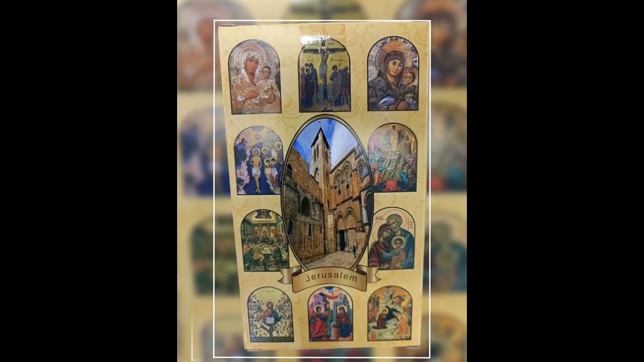 Holy Land Gift Set – Holy Water, Anointing Oil, Soil, Incense & Olive Wood Crucifix | 5-Piece Ble...