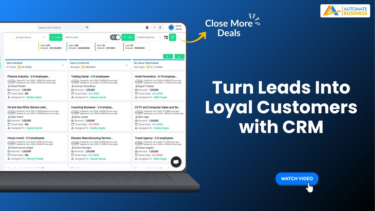 Converting Leads into Loyal Customers | Automate CRM Tutorial