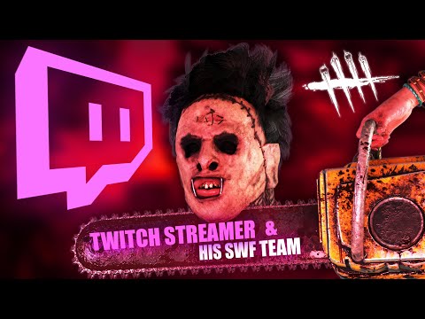 [DBD] BUBBA VS FULL TWITCH SWF TEAM (funny reactions) | Dead by Daylight