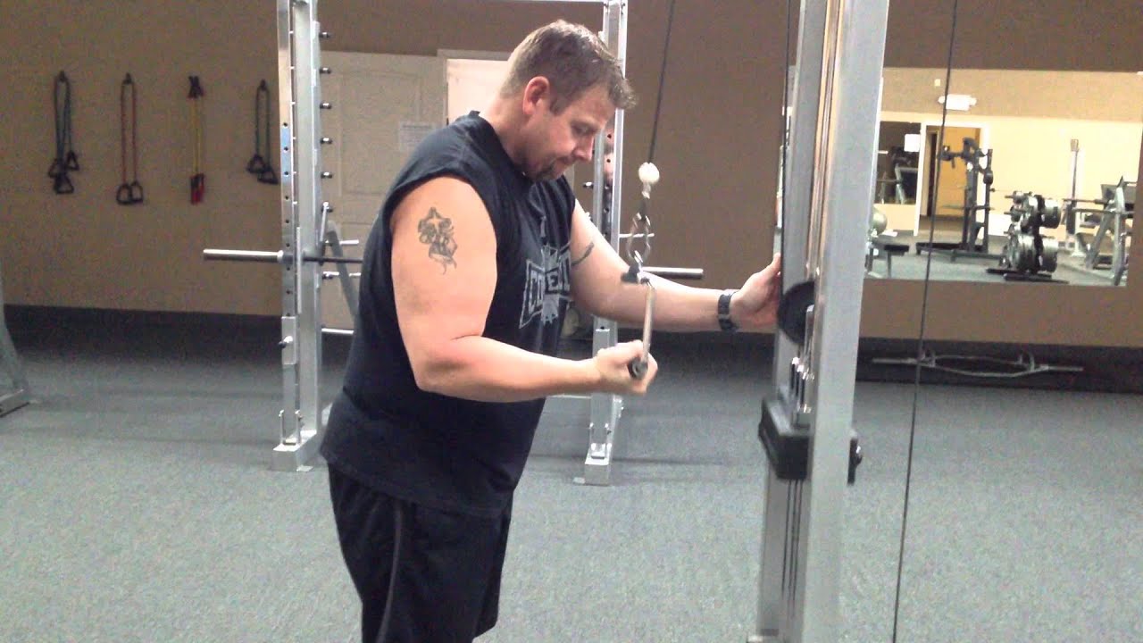 Reverse Grip Single Arm Tricep Pushdown