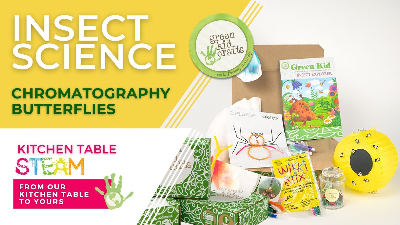 Green Kid Crafts Insect Discovery Box - Chromatography Butterflies