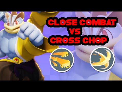 Machamp *CLOSE COMBAT* VS *CROSS CHOP* which Move in Better in Pokémon Unite | Machamp vs Snorlax