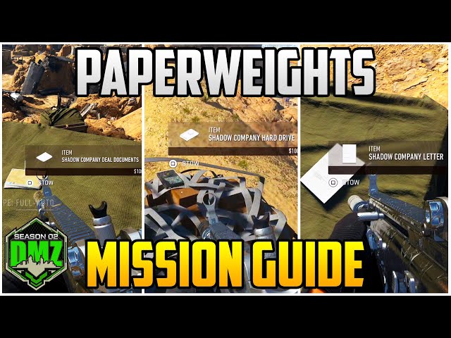 How to easily complete the Paperweights mission in Warzone 2 DMZ?