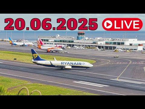 LIVE ACTION From Madeira Island Airport 20.06.2025