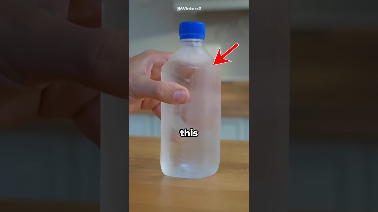 How to turn water into ice fast! 🤯