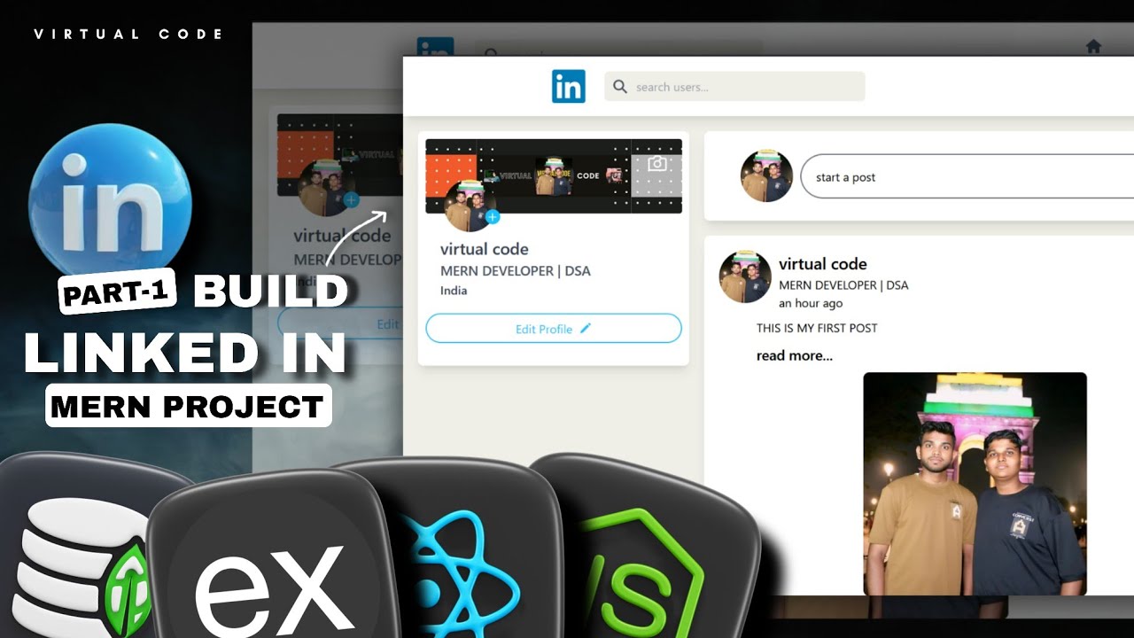 Build LinkedIn Using MERN STACK 🔥 | #1 Major Project