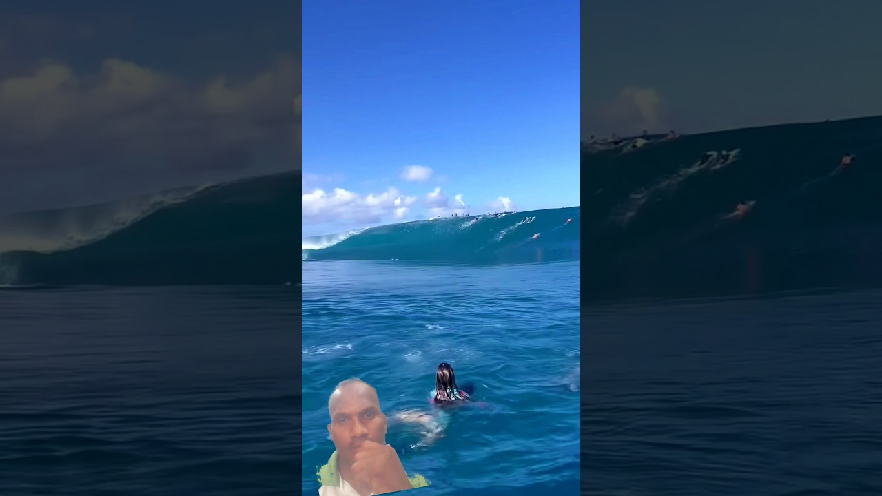 Wave challenge in sea ocean 💙 😎 #viralvideo #shortvideo #shortsviral #shortsfeed