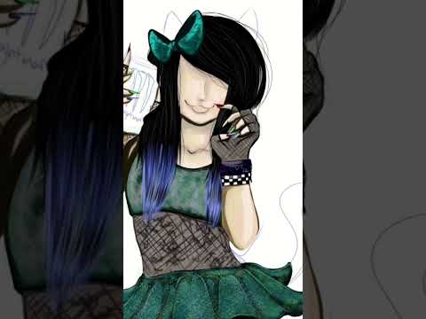 For @clawed_beauty101 art contest :3 #emo #scene #scemo #goth #emovibes #pastelgoth #creepykawaii