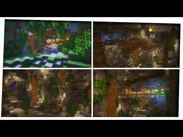 Simple Ultimate Survival Cave Base!! Minecraft Map