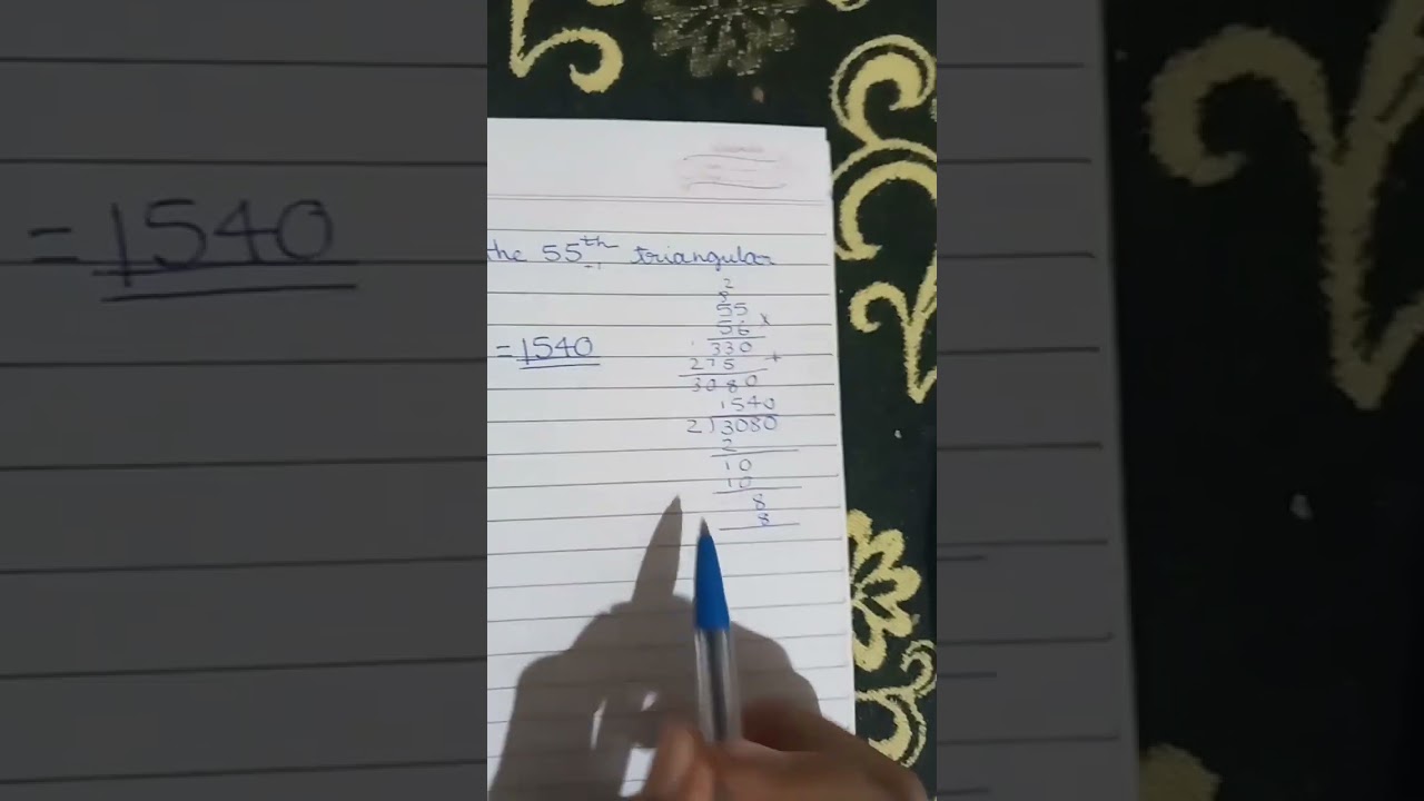 How To Find The Triangular Number?Which is the 15th Triangular Number?/#short #maths
