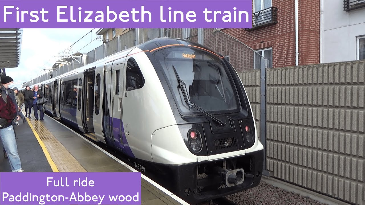 Elizabeth line: The first Ever train! | Elizabeth line opening and full ride