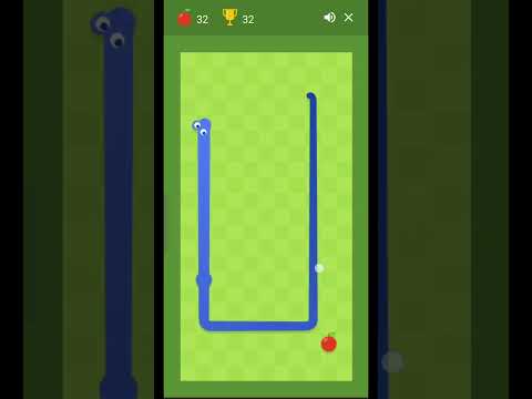Google Snake Game - 48 score || SANESTER - GAMEPLAY