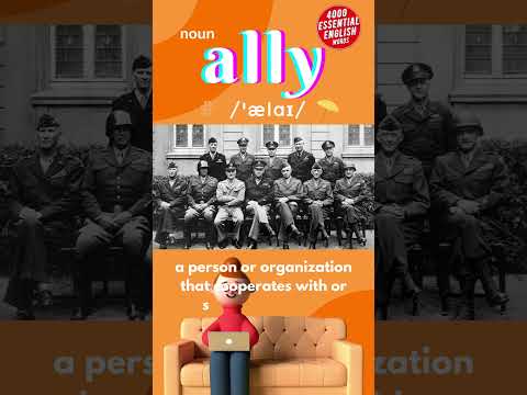 Ally vs Alley | 4000 Essential English Words