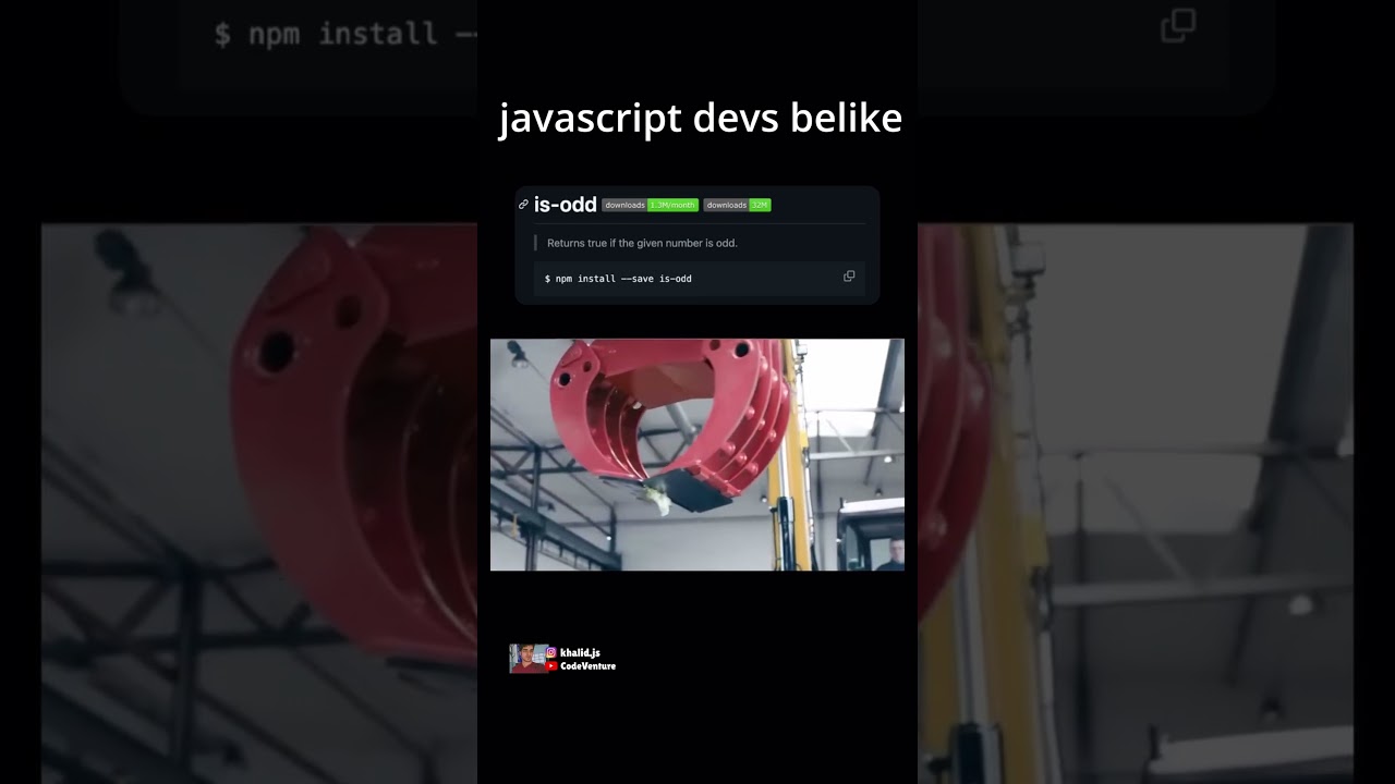 typical javascript developer #coding #programming #javascript #python
