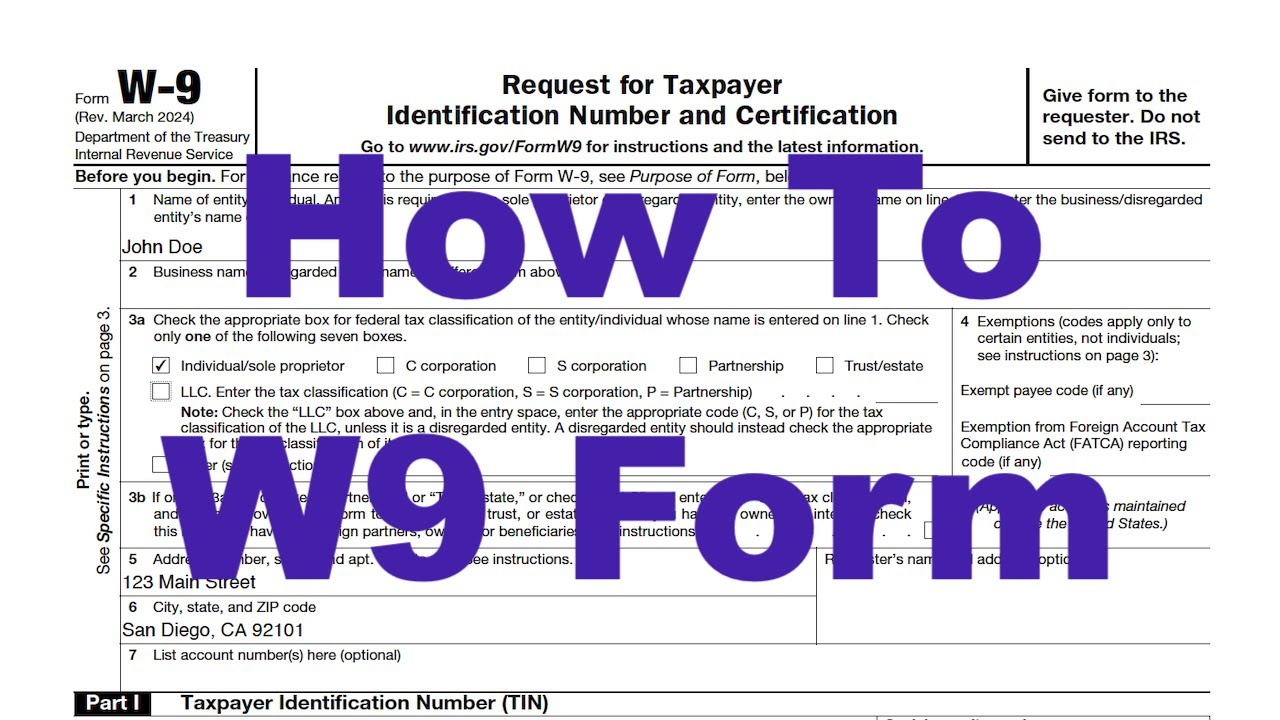 W9 Tutorial - Fast and Easy Way to Fill Out a IRS Form W9