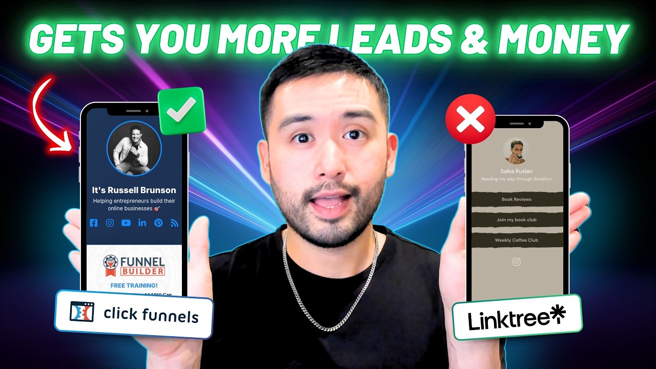 ⛔️ STOP Using LinkTree! Build a Better Link-in-Bio with ClickFunnels in 2025!