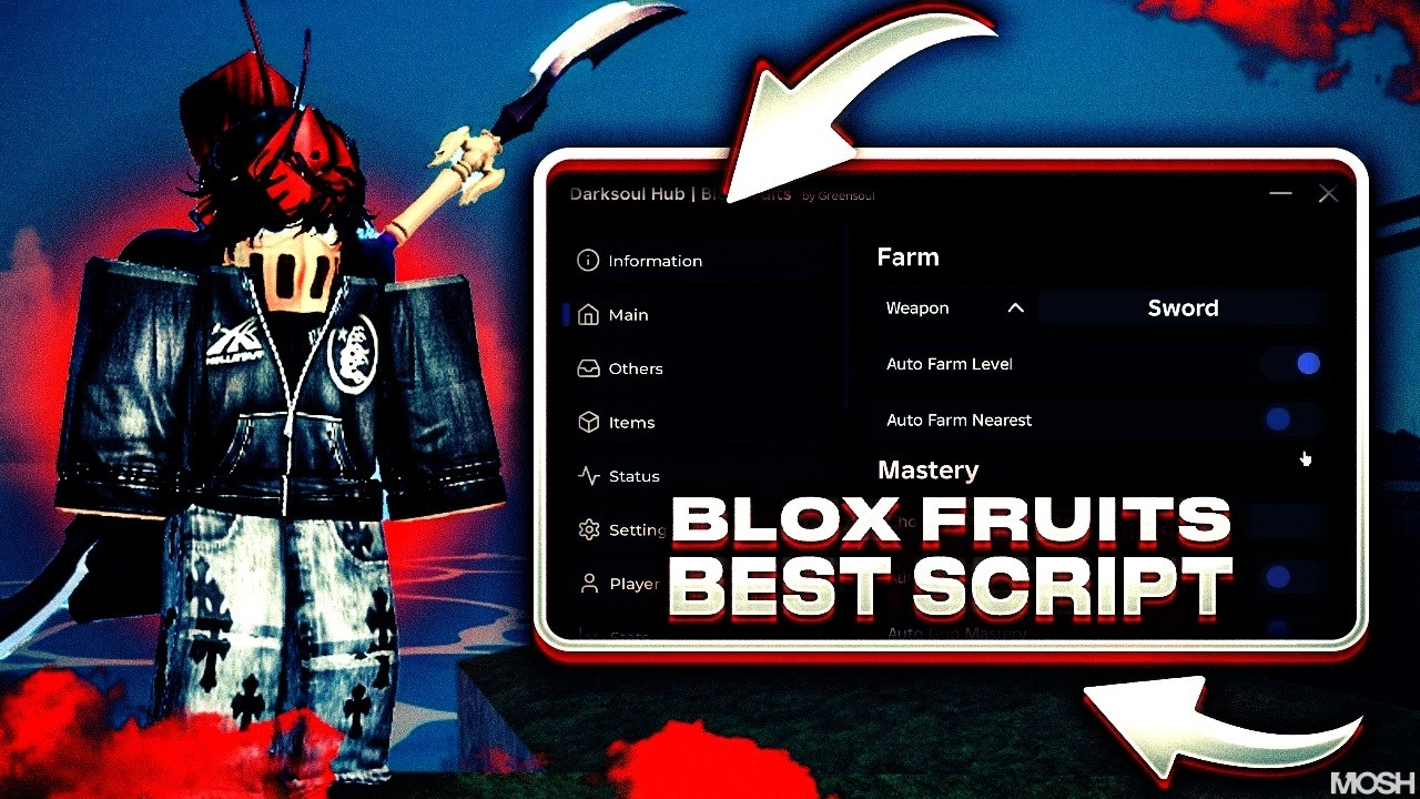 Blox Fruits Script Gui - Auto EGG, Auto Farm, Collect EGG, Auto Raid, Mastery Farm [NO KEY]