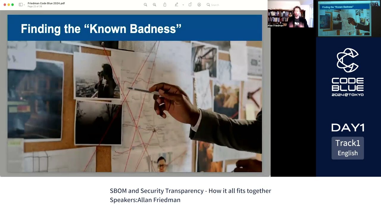 [CB24]SBOM and Security Transparency - How it all fits together