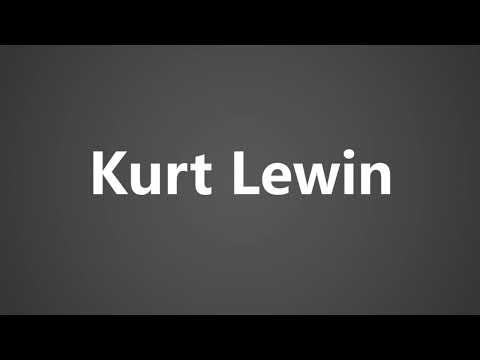 How To Pronounce Kurt Lewin