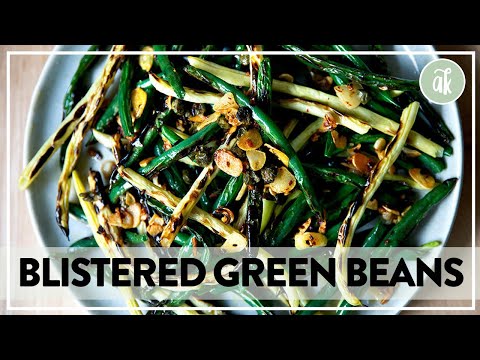 Garlicky Blistered Green Beans