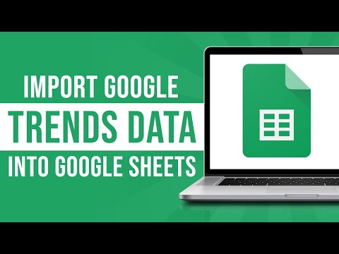 How to Import Google Trends Data in Google Sheets (2024)