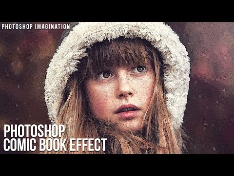 How to make a Comic Book Cartoon Effect in Photoshop Tutorial Video ...