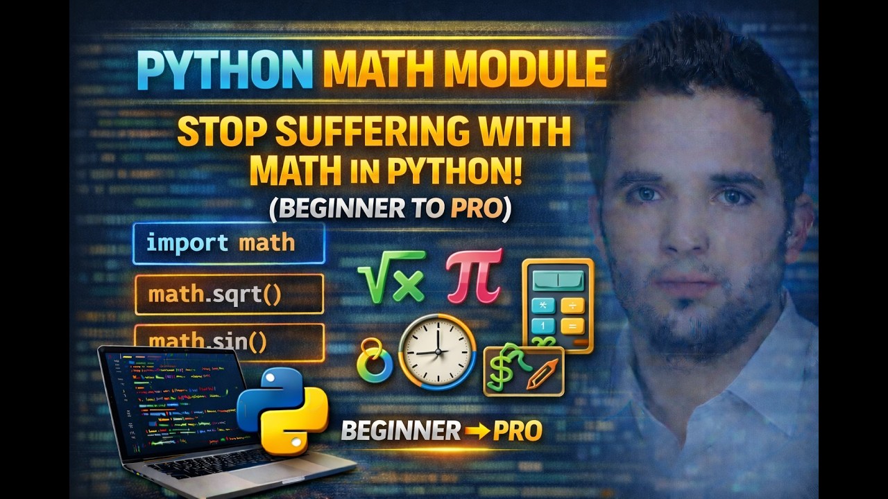 Still Using Your Own Formulas? Learn Python Math Module Properly #15