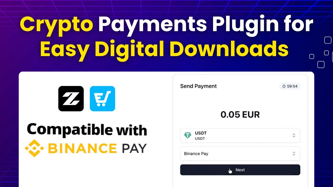 Cryptocurrency Payment Gateway for Easy Digital Downloads (EDD) in WordPress