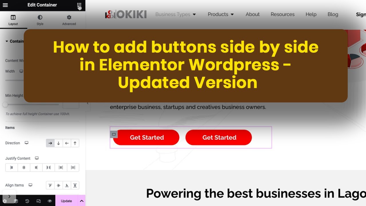 Make Elementor Buttons Side By Side: WordPress Tutorial