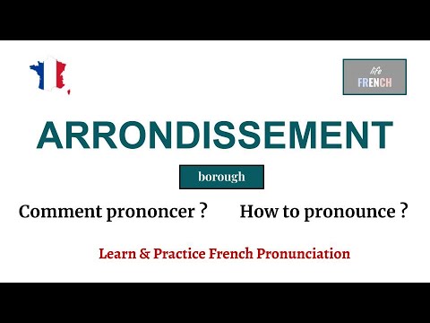 🇫🇷 How to Pronounce ARRONDISSEMENT in French? [Learn French PRONUNCIATION] Comment Prononcer ?