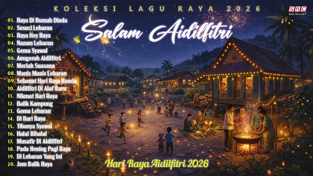 Selamat Hari Raya Aidilfitri 2026 🌙 Lagu Raya Paling Popular | Suasana Balik Kampung Penuh Kenangan