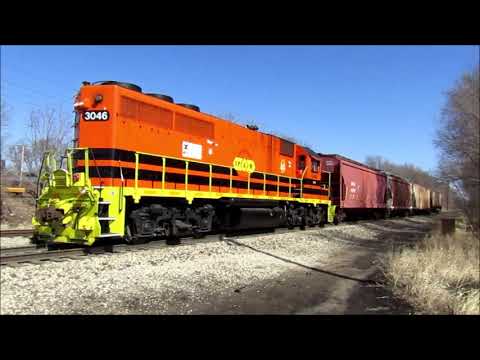 Tazewell & Peoria RR Industry Job w/TPW 3046 at Peoria, IL - Mar. 2, 2021