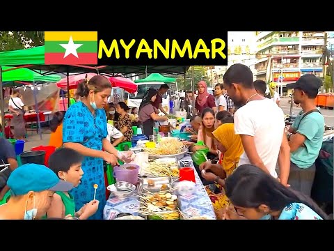 Exploring Real Burmese Daily Life, Diverse Community, Food, and Culture in Yangon, Myanmar π²π²