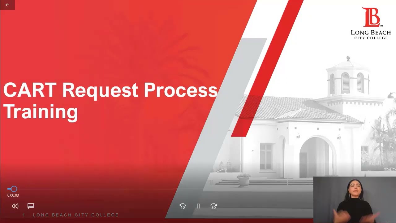 LBCC CART Request Process Training