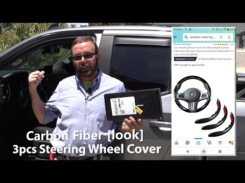Installing Carbon Fiber [look] 3pc Steering Wheel Cover w/Paul Henderson