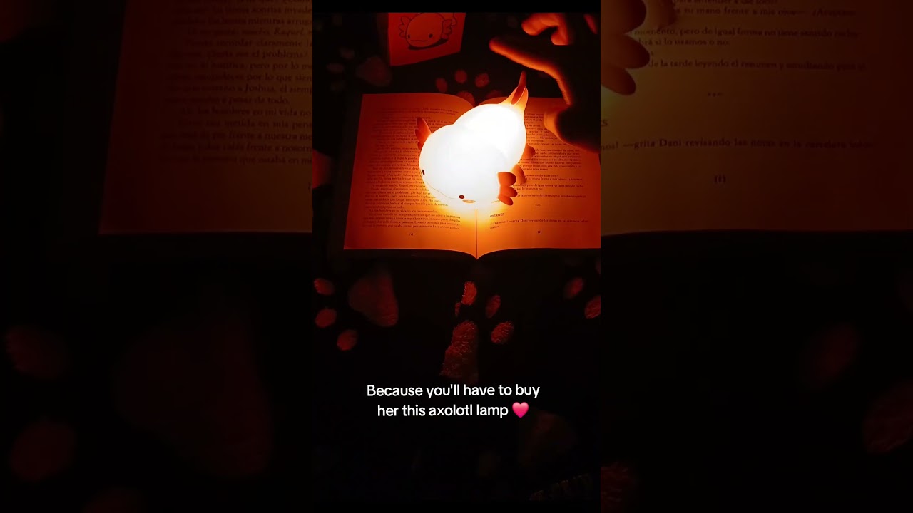 GIRLFRIEND WARNING Don't show her this unless you're ready to buy her an axolotl lamp 💡 #AxolotlLamp