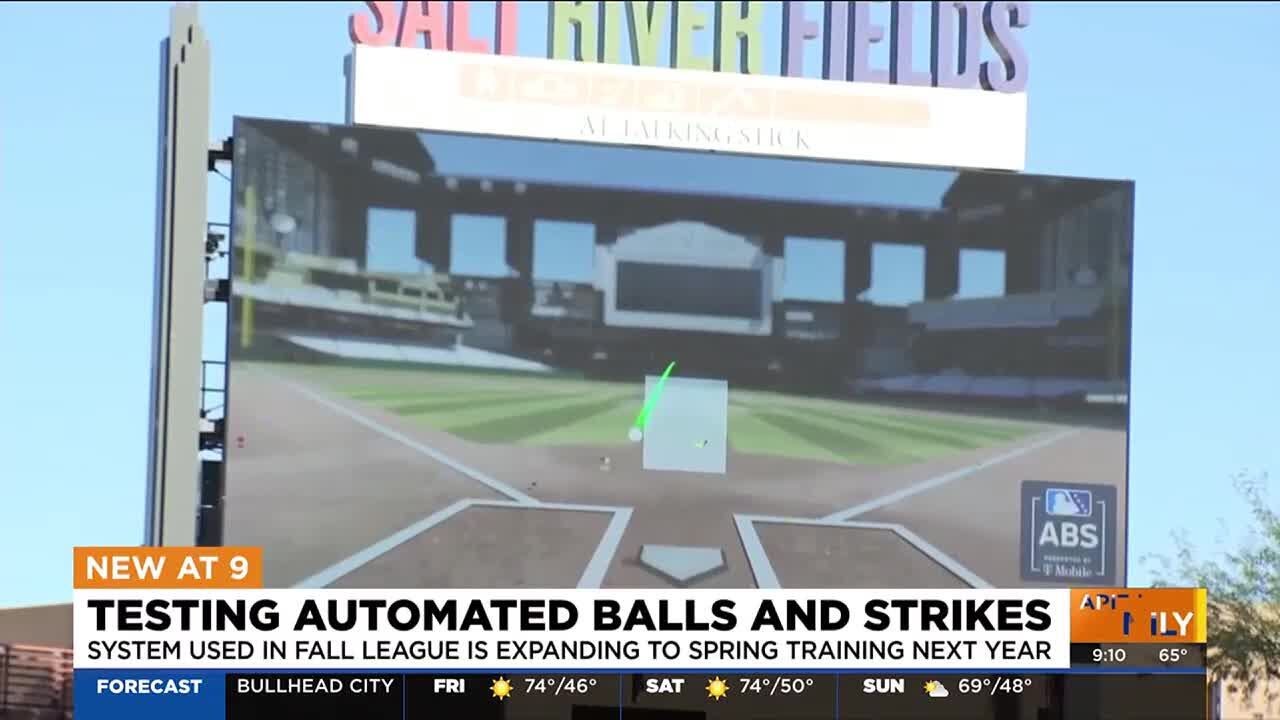 MLB tests robot umpires during spring training to check balls, strikes