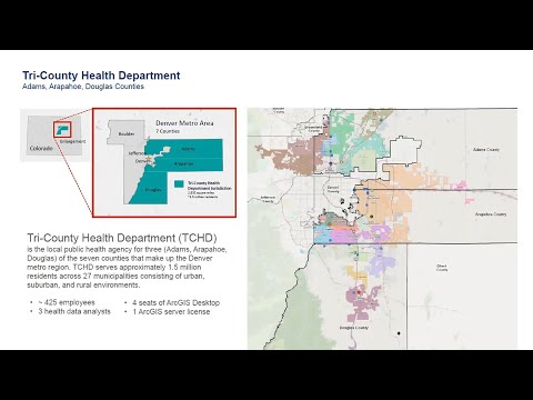 Innovation in a Time of Crisis with GIS with Tri-County Health Department, Colorado (1/5)