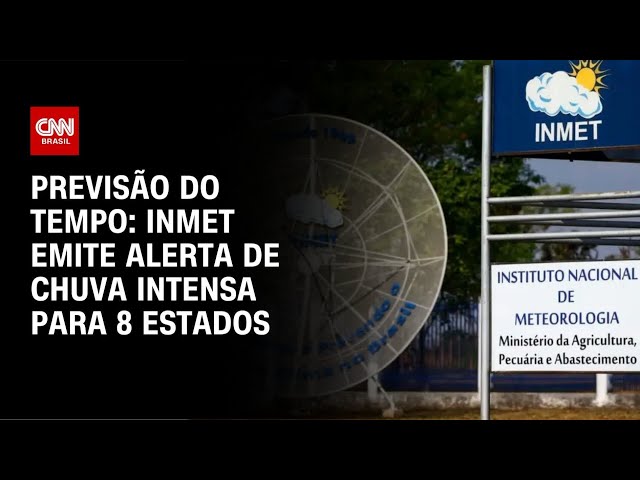 Inmet prevê chuvas intensas para hoje e segunda-feira em oito estados ...