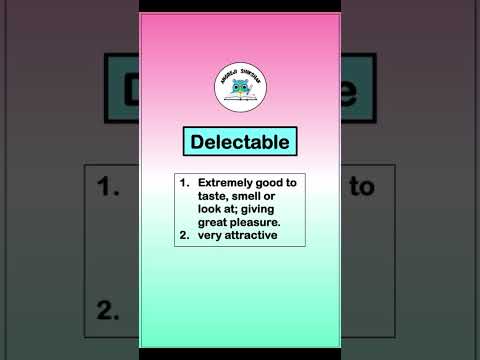 Delectable meaning | Learn English with Actors #dailyenglish #vocabulary #learnenglish