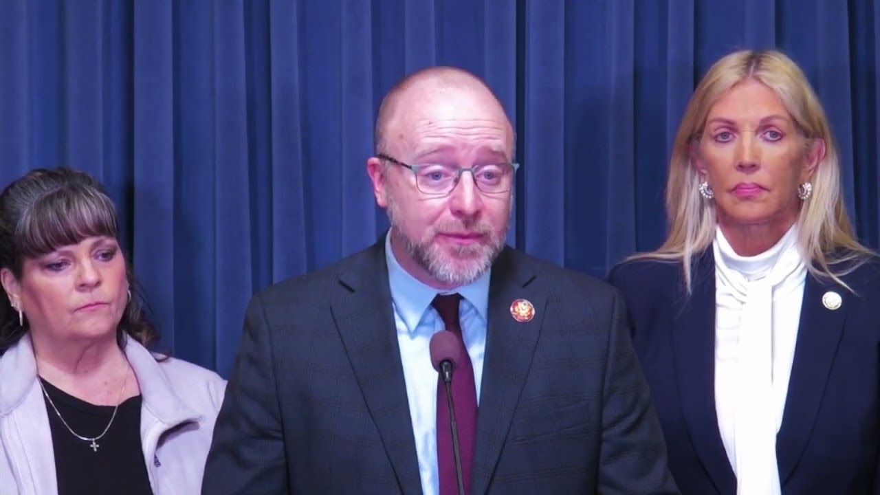 Rep. Jed Davis Joins Press Conference in Support of Child Protection Bill