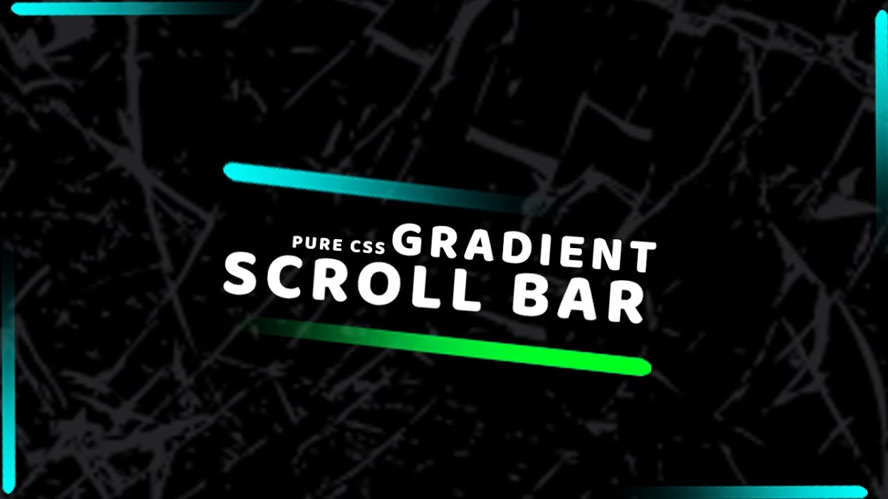 UI Pure CSS Gradient Scroll Bar | Encrypted Code