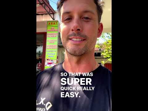 You need a drivers licence in Bali!?