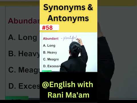 Abundant | Vocab | Synonyms | UC LIVE