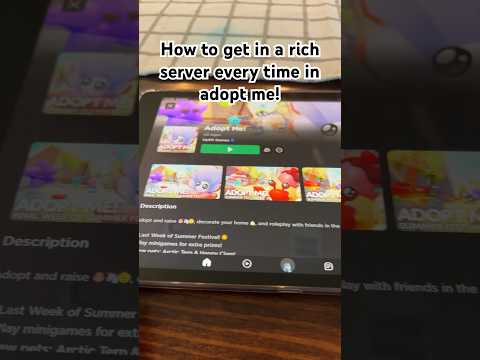 How to get in a rich server, every time in adopt me!