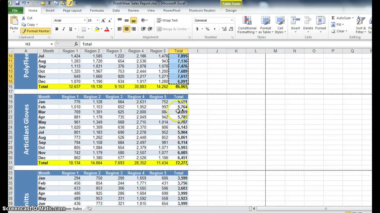 Excel Project 2B FrostiWear