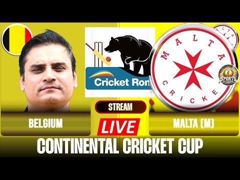 π΄ LIVE: Belgium π Malta (M) | Continental Cricket Cup Cricket