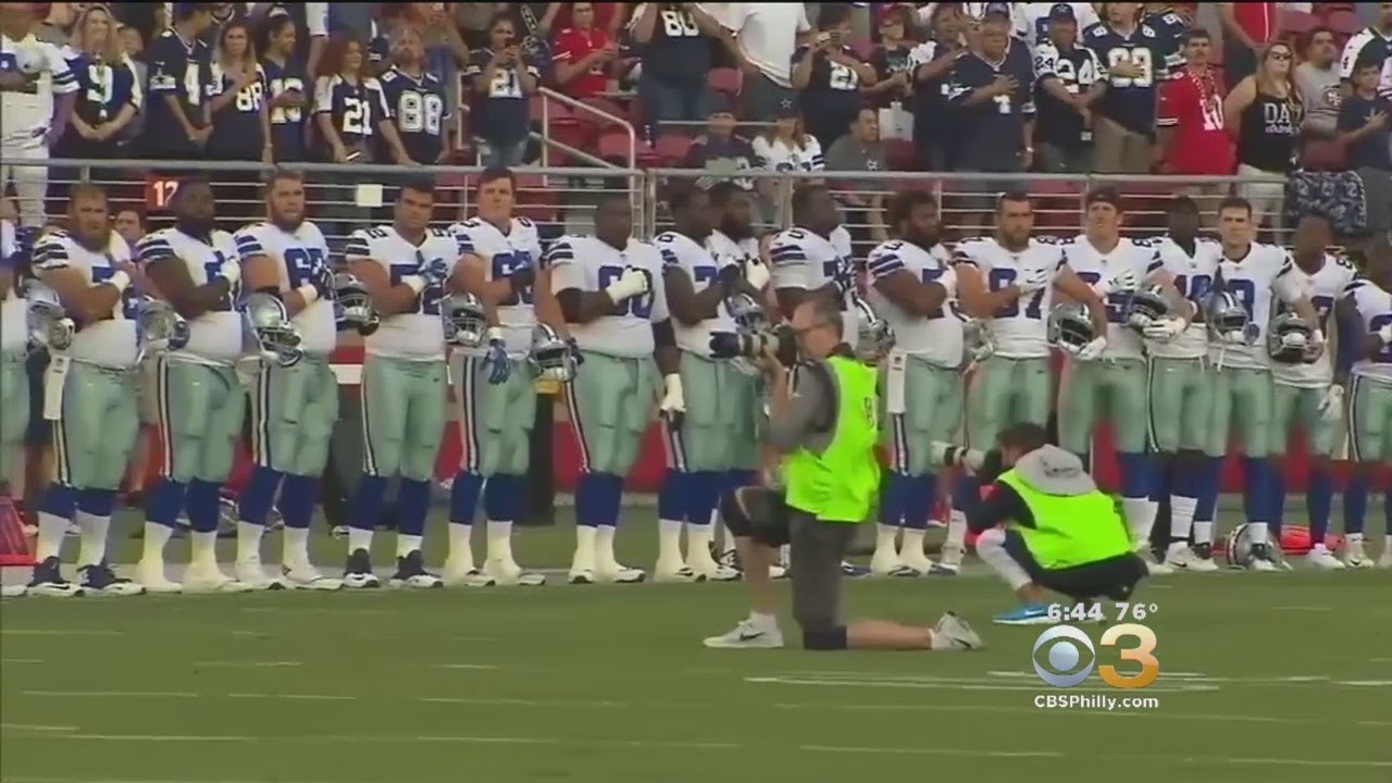 NFL Players Continue To Protest During The National Anthem As Preseason Begins