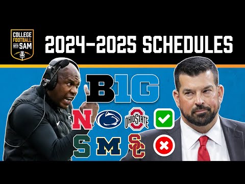 My Reaction To The 2024-2025 Big Ten Football Schedule Release | College Football 2023